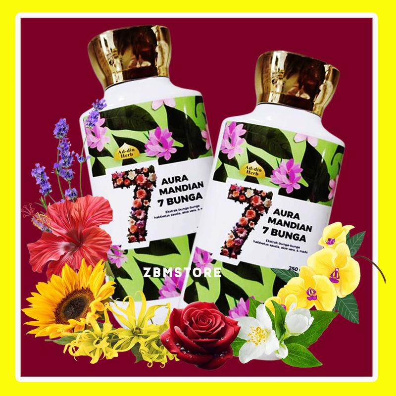 1 BOTOL MANDIAN ADDIN AURA 7 BUNGA READY STOCK - TikTok Shop Malaysia