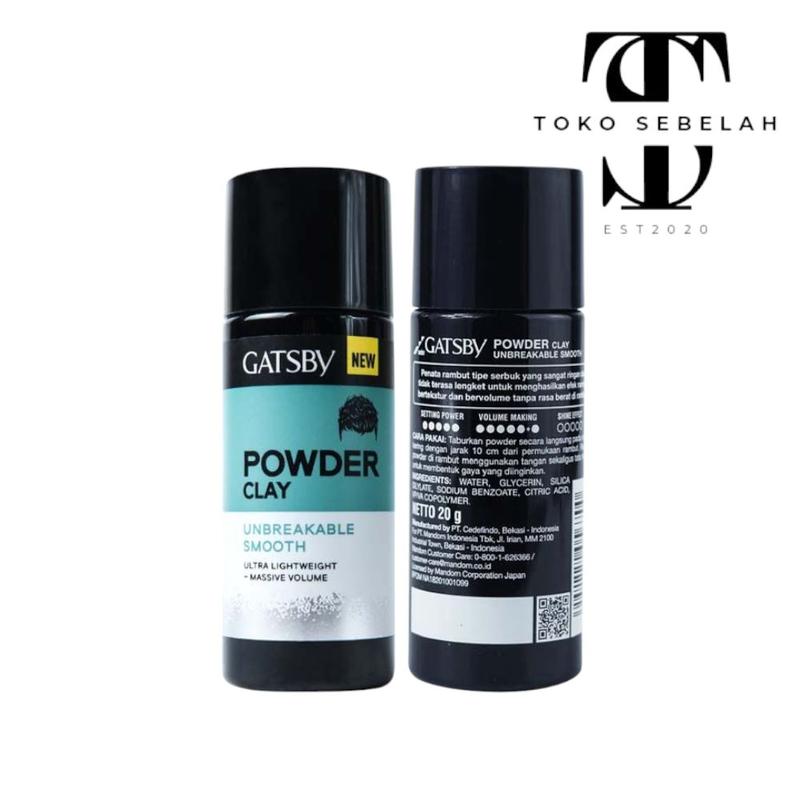 Gatsby Powder Clay Unbreakable Smooth 20gr - Shop | Tokopedia