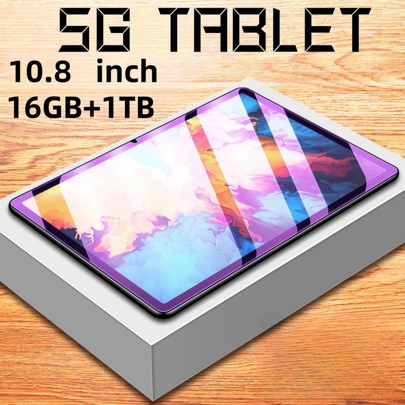 COD 2025 baru upgrade tablet X95 16GB + 512GB 10.8 inci HD layar penuh ...