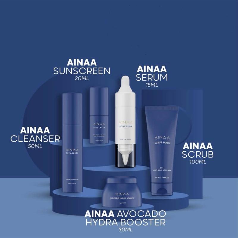 AINAA BEAUTY SKINCARE PRODUCT (SERUM, CLEANSER, SUNSCREEN, MOISTURIZER ...