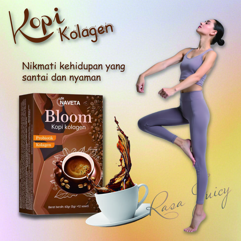 Bloom Collagen Coffee 60g KOPI COLLAGEN - 1 BOX ISI 12 SASET - Shop ...