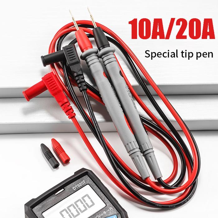 Jual Digital Multimeter Probe Test Leads 1000V 10A/20A Universal Needle ...