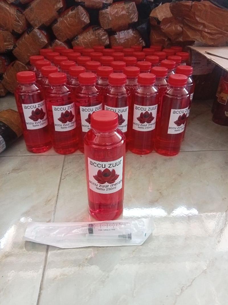 Air aki zuur merah, Air aki buat nambah aki kering yang lemah, soak dan ...