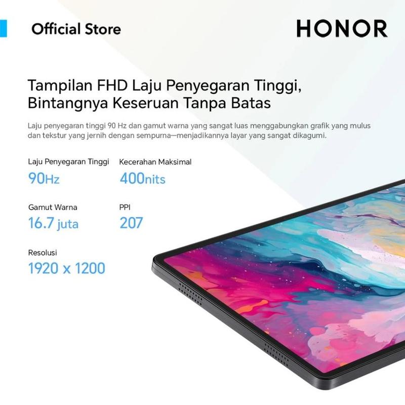 HONOR Pad X8A 4/128 GB Original Resmi Garansi Resmi Honor Belajar & Kasir - Shop | Tokopedia