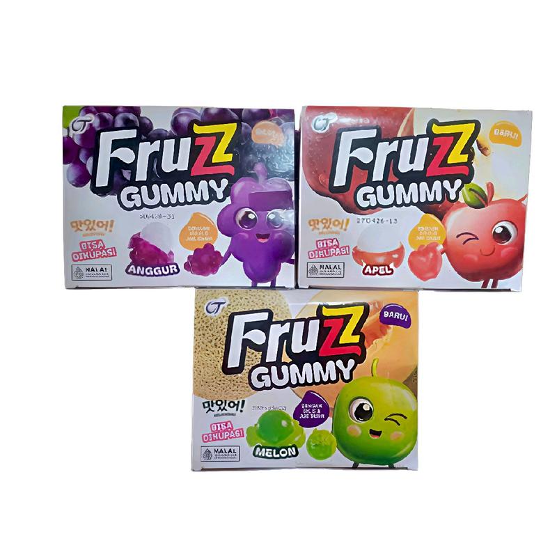 Fruzz Gummy Aneka Rasa Buah isi 24 pcs - Shop | Tokopedia