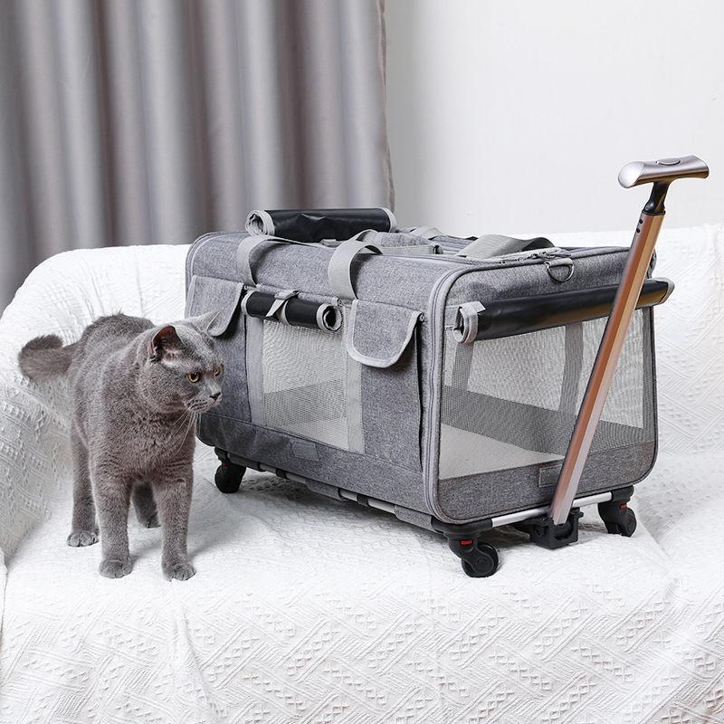 Cat Outgoing Bag New Portable Pet Trolley Case Removable Universal ...