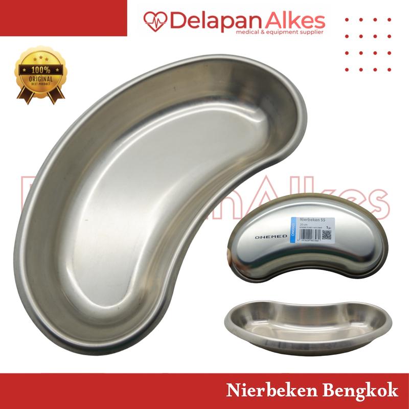 OneMed Nierbeken SS Kom Bengkok 20cm Stainless Steel Wadah Waskom ...
