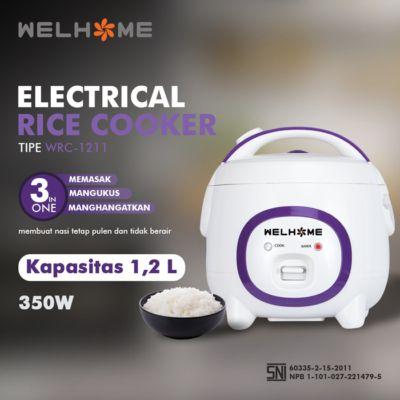 WELHOME MAGIC COM RICE COOKER 3 IN 1 WRC-1211 1,2 LT - Shop | Tokopedia