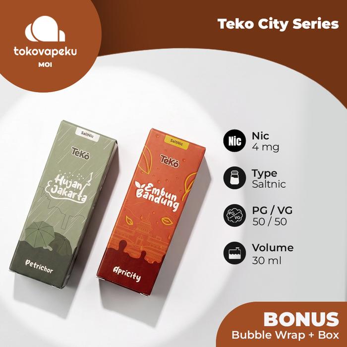 Jual Teko Low Nic Saltnic City Series 4MG 30ML Oten by PREVA - EMBUN ...