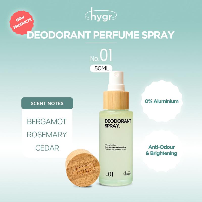NEW Hygr's Refillable Deodorant Perfume Spray - TikTok Shop Singapore