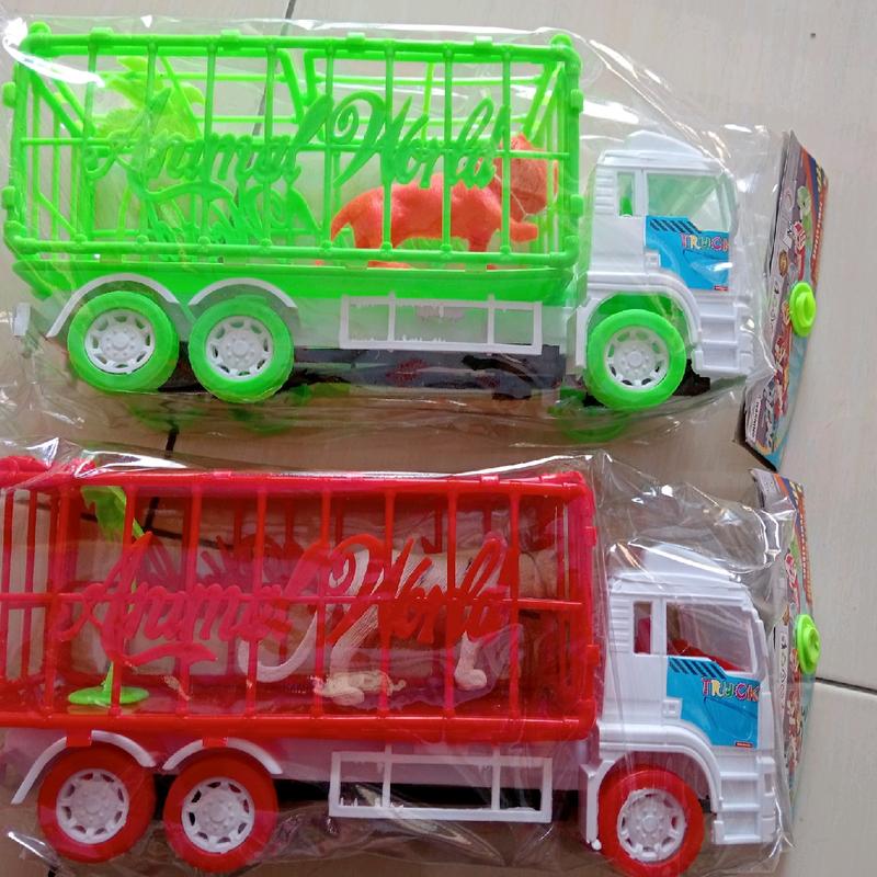 mobil truk pengangkut hewan versi kecil mainan anak cowo - Shop | Tokopedia