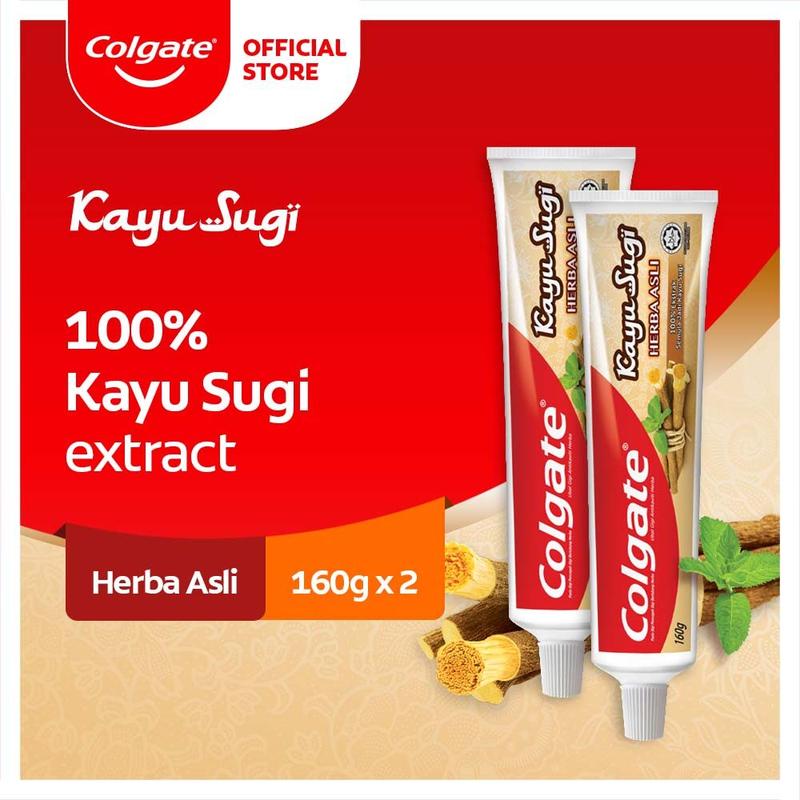 Colgate Kayu Sugi Base 160g Twinpack - TikTok Shop Malaysia