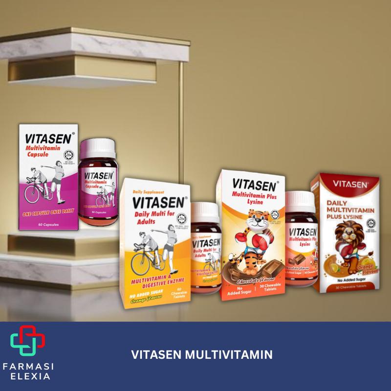 VITASEN MULTIVITAMIN ADULTS ORANGE FLAVOR 60'S / MULTIVITAMI - TikTok ...