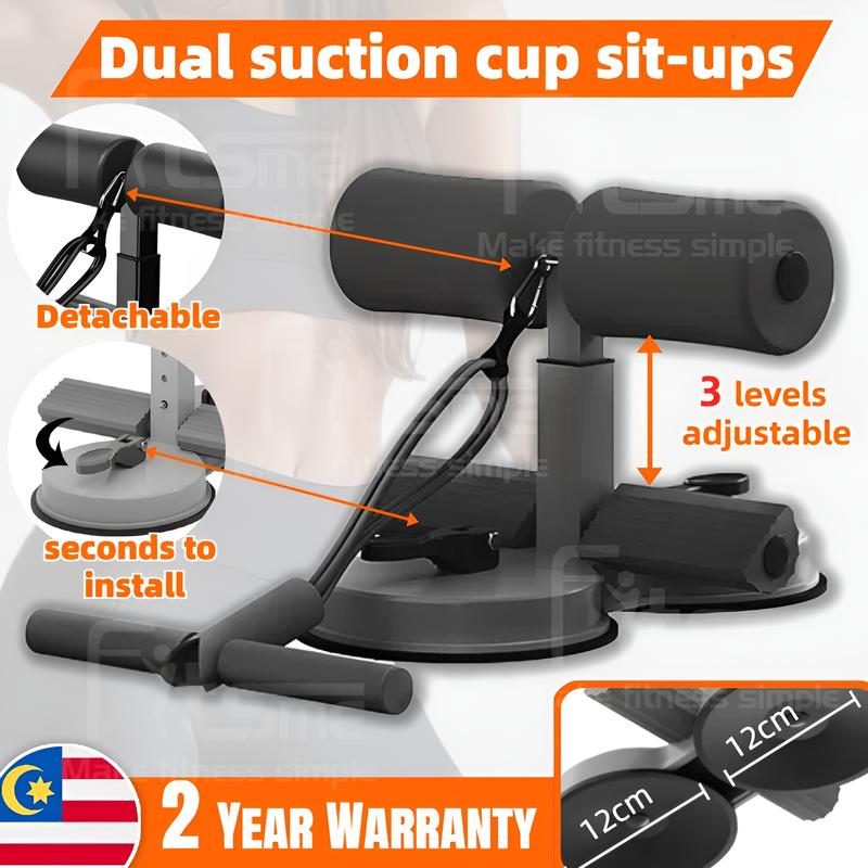 【M'sia Stock】Adjustable Sit up Aids T Bar with Dual Suction - TikTok ...