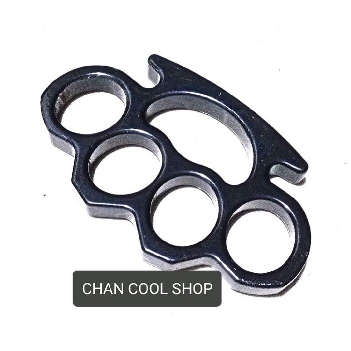 Jual brass knuckle logam hitam tebal krakling trakling barnakel 1 cm ...
