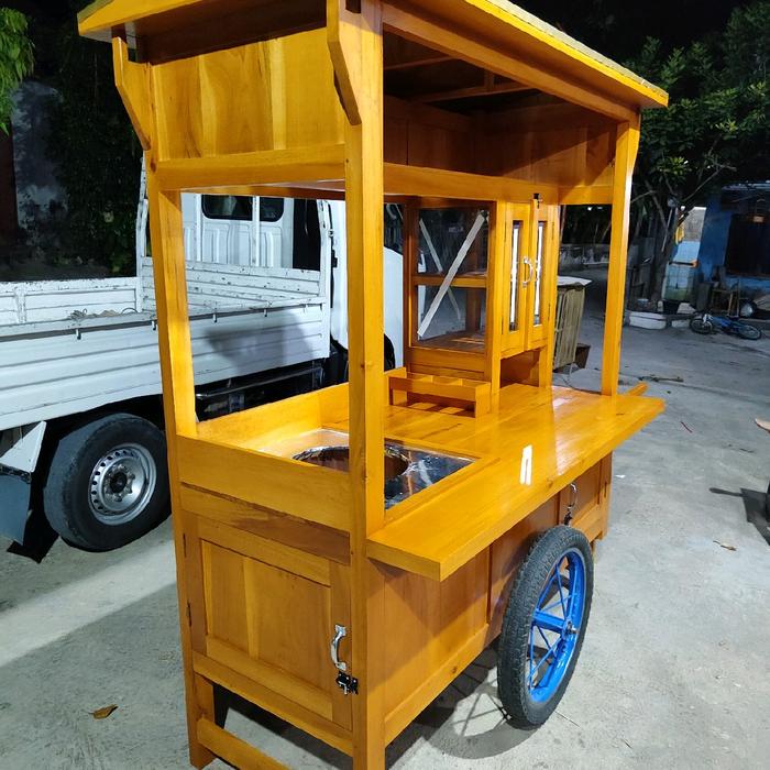 Jual Gerobak Bakso / Mie Ayam Roda 2 - Kab. Klaten - Barokah MeubeL 354 ...