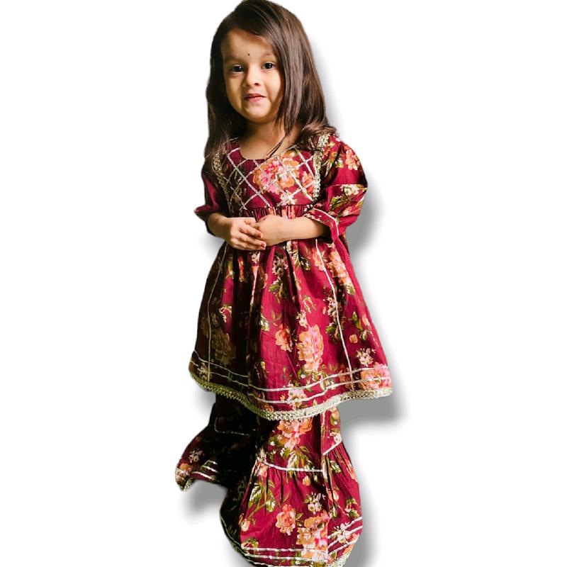 Roseblooms Kids Sharara Suits for Baby Girls and Kids Punjab - TikTok ...