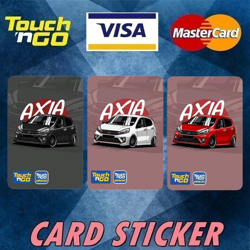 AXIA Touch N Go , Bank Debit & Credit Card Sticker Cover Card - TikTok ...