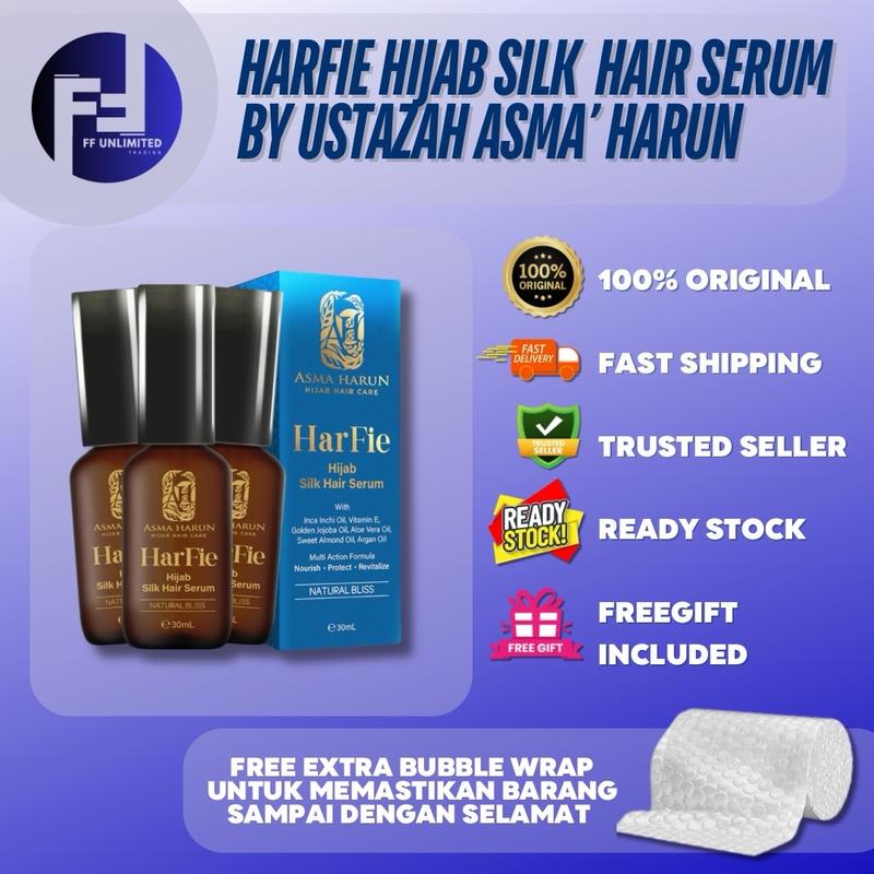 [READY STOCK] HARFIE HIJAB SILK HAIR SERUM BY USTAZAH ASMA’ HARUN ...