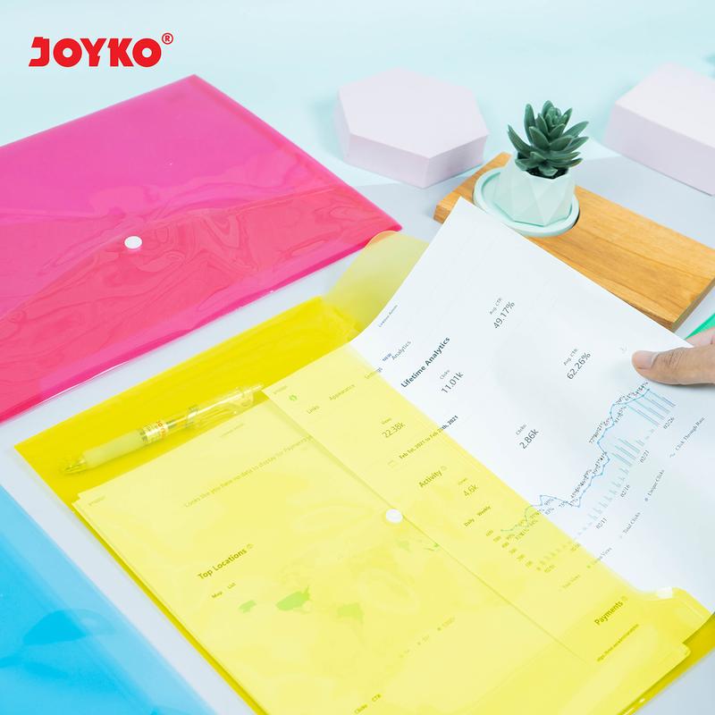 Joyko Data Bag A4 F4 File Folder / Tas Data Map Kancing Joyk - Shop ...