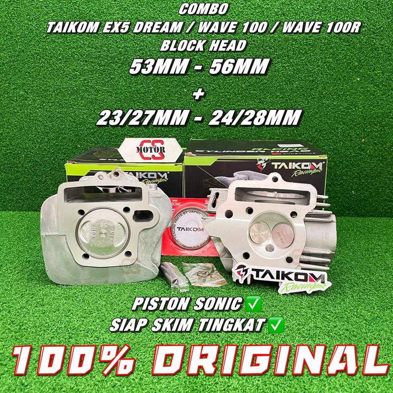 TAIKOM COMBO EX5 DREAM HEAD BLOCK 53 54 55 56MM HEAD 23/27MM - TikTok ...