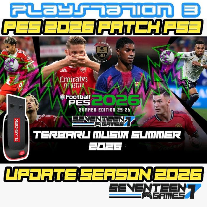 Jual Efootball PS3 Pes 2026 Terbaru Update Season 2026 Free Transfer ...