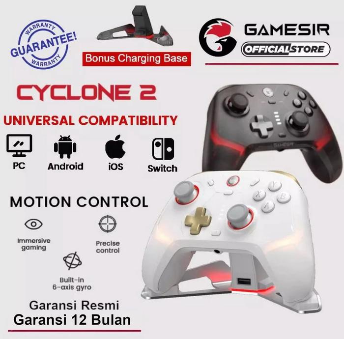 Promo GameSir T4 Cyclone Pro Wireless Gaming Controller Hall Effect ...