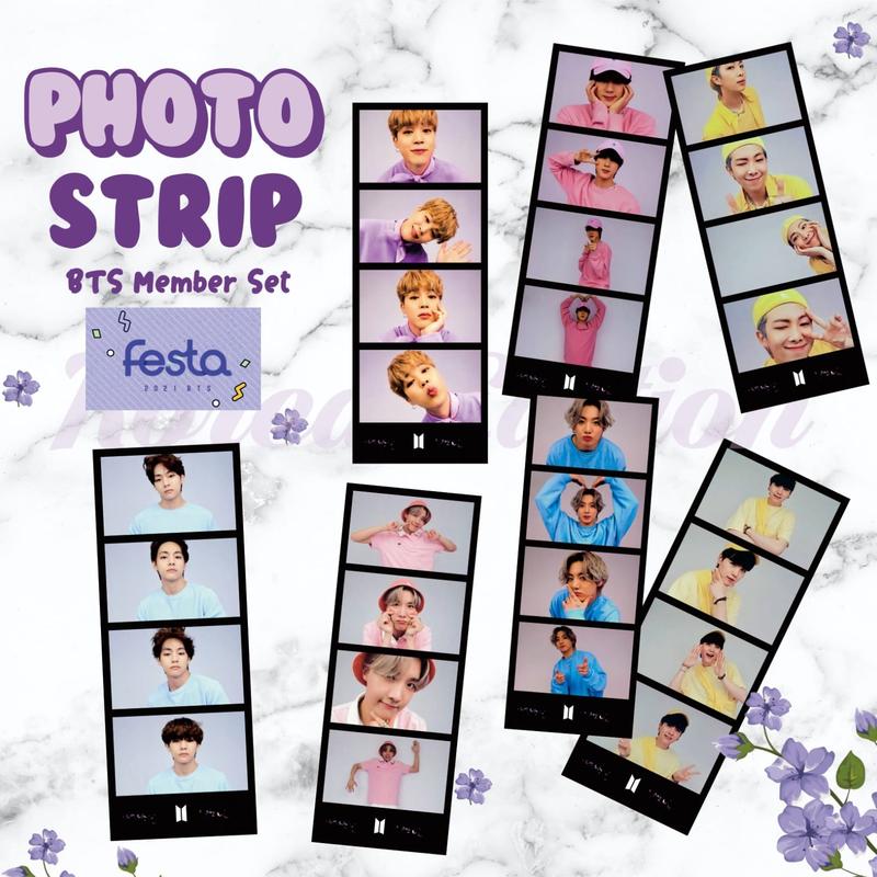 Photostrip BTS Festa 2021 Member Set Jungkook Jimin Taehyung - Shop ...