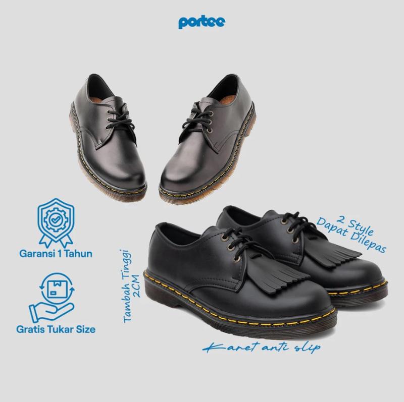 Sepatu Boots Pria Portee Original Derby – Formal Looks, Casual - Shop ...