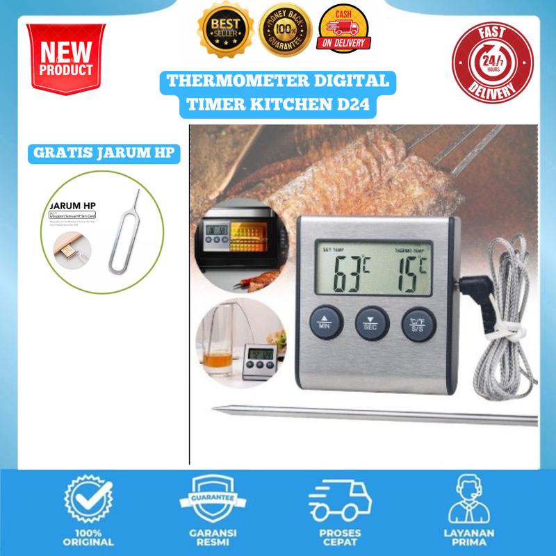 Thermometer Timer Masak Digital Termometer Cooking Suhu Air Masakan ...