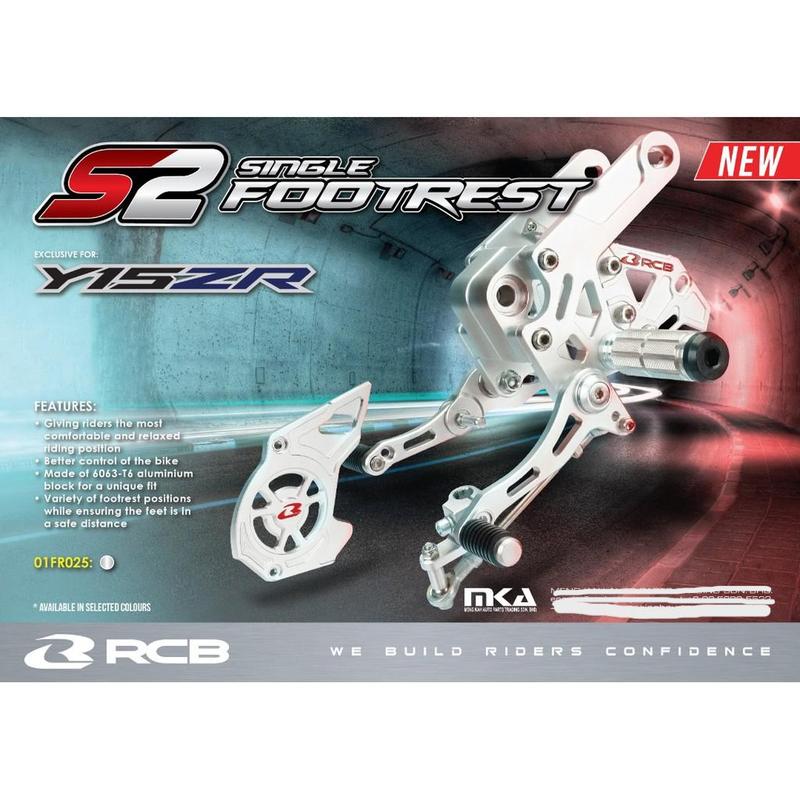 Rcb S2 Series Single Footrest FOR Y15ZR Y16ZR RS150 BELANG - TikTok ...