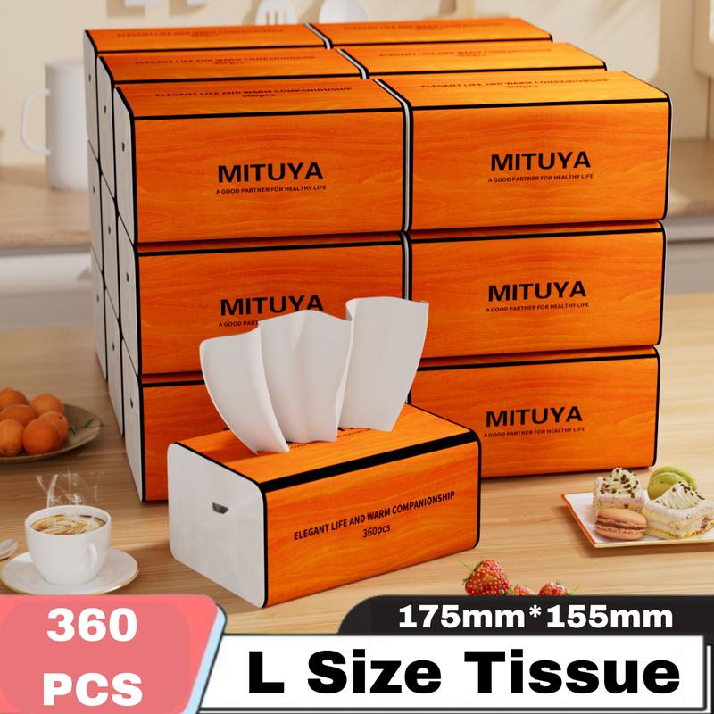 MITUYA Tisu Wajah Seri Jambu Besar 360Pcs Tisu Wajah L Size 175mm ...