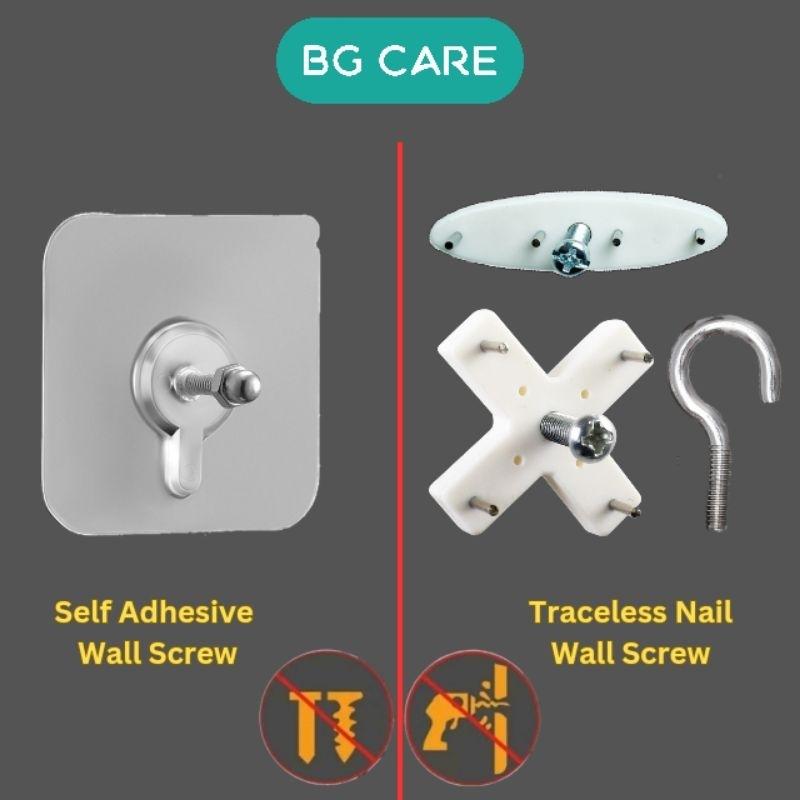Magic Hook Nails Stickers Drilling Free Hanging Hook Non Trace - TikTok ...