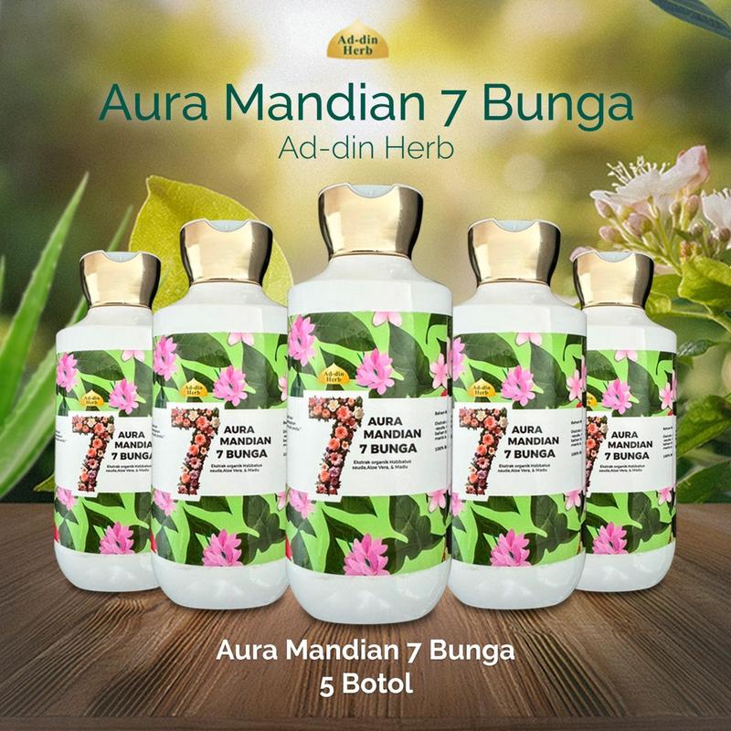 OFFICIAL HQ [Hot Selling] 5 BOTOL SABUN AURA MANDIAN 7 BUNGA|SABUN ...