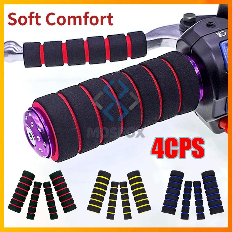 4pcs/Set Motorcycle Handle Cover - Comfort Sponge Grip Cover - TikTok ...