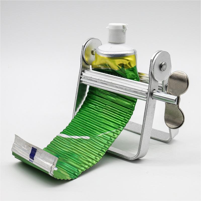 1pc Tube Squeezer Lazy Toothpaste Dispenser Metal Squeezing Tools Hair ...