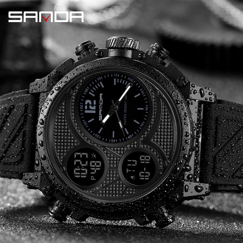 Jam Tangan Fesyen Lelaki, Jenama SANDA Klasik 3002, Mewah da - TikTok ...