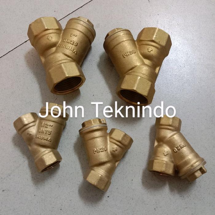 Jual Y Strainer Valve Brass Kuningan Ukuran 1-1/4" inch / Brass ...