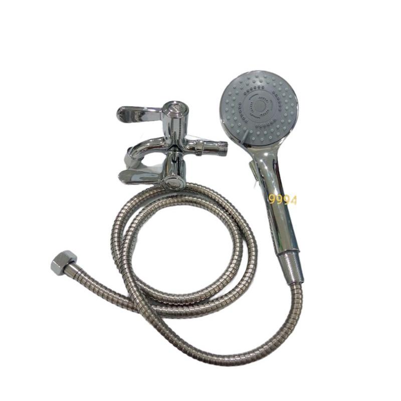 PAKET Hand shower Bonus Kran Cabang - Keran Double Bagus Murah | Shower ...