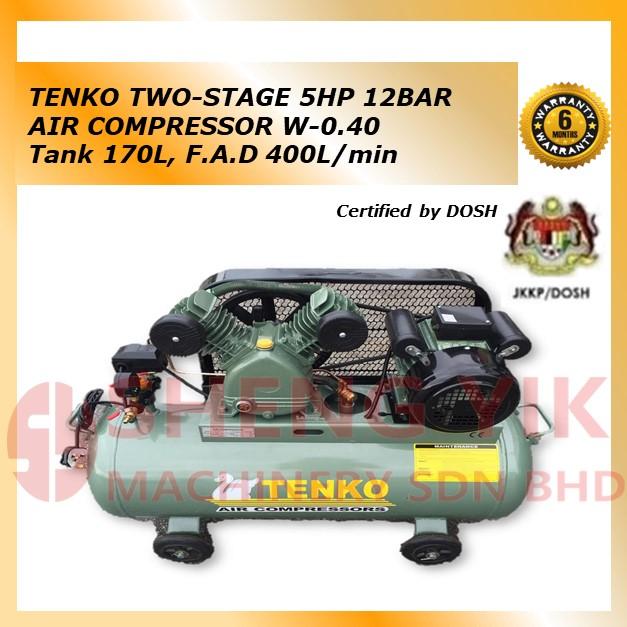 Shengyik TENKO 5HP 12BAR AIR COMPRESSOR W-0.40 - TikTok Shop Malaysia