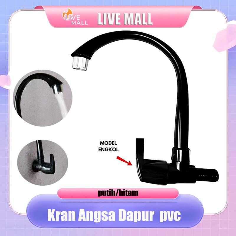 Kran Angsa Pvc Engkol 1/2 Inch / Kran Cuci Piring Handle Engkol - Shop ...
