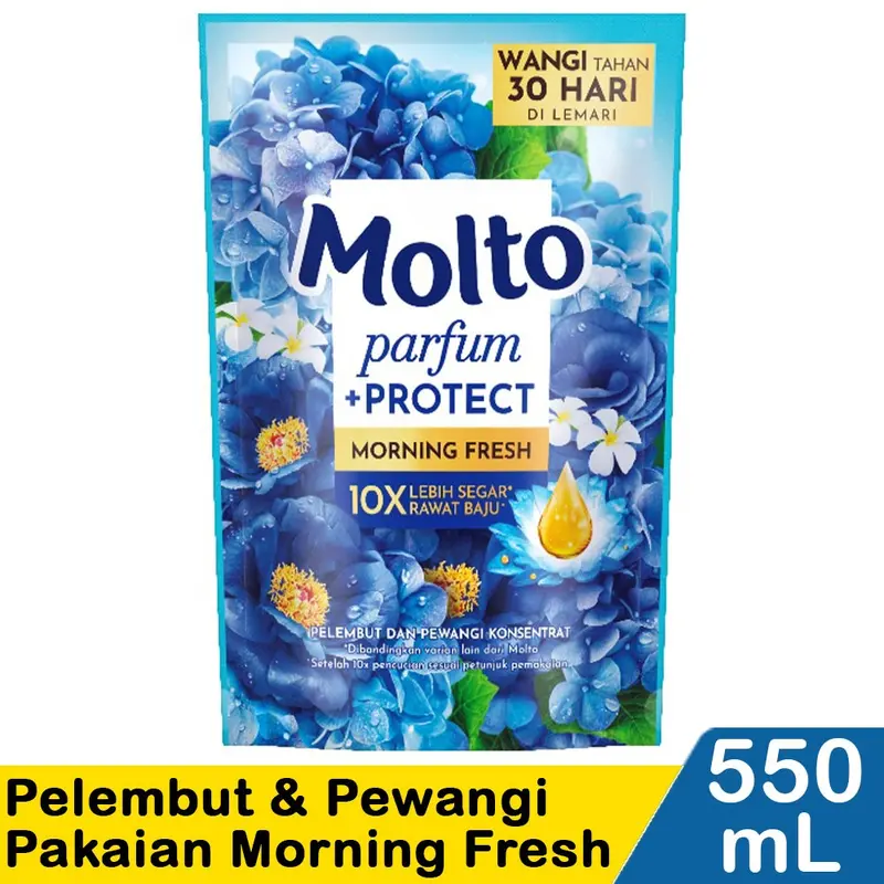 Molto Morning Fresh Fabric Softener 550ml Refill | Crisp, Clean ...
