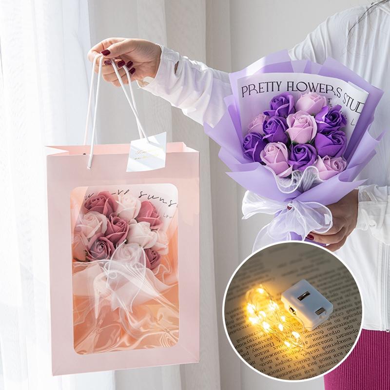 Sejambak Bunga Tiruan, Bunga Sabun, Bunga Mawar dan Carnation, - TikTok ...