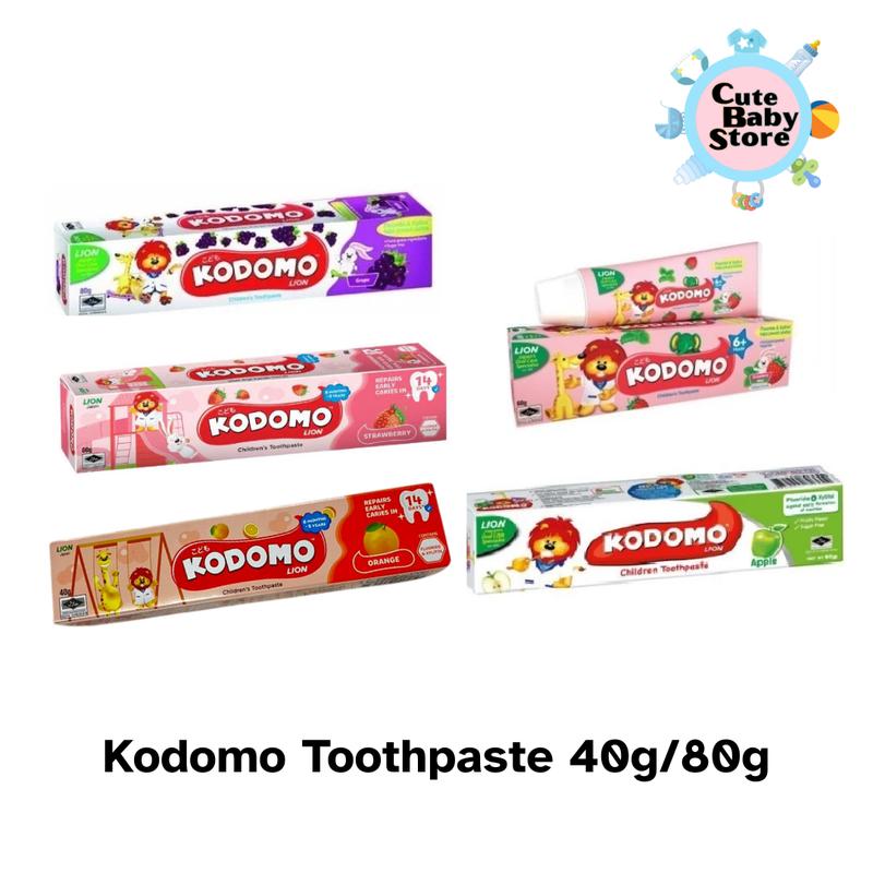 KODOMO Lion Ubat Gigi (40g / 80g) (Anggur / Strawberi / Epal - TikTok ...