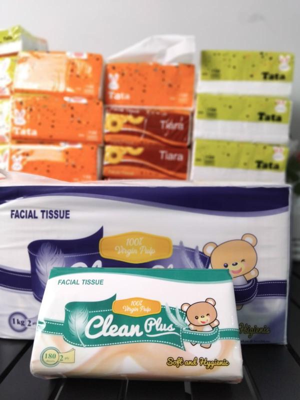 Paket Tisu Clean Plus 1 Kg 2 Ply + Tisu Clean Plus 180 Lembar 1 Pack 2 ...