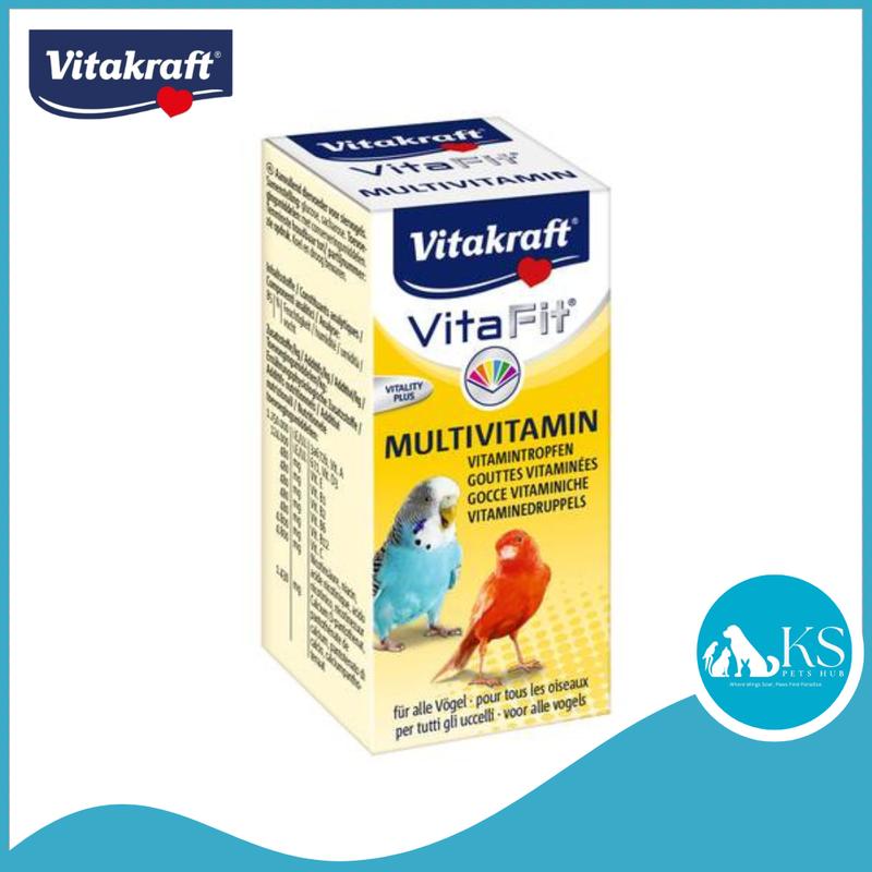 Vitakraft Birds Vita Fit Multivitamin 10ml For Parrot Song Birds ...