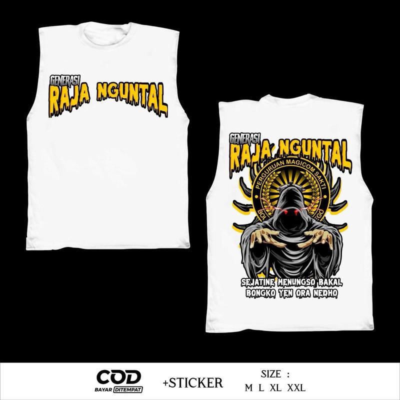 Kaos Singlet Netral Generasi Raja Nguntal Sablon Dtf By Inzavibe - Shop ...