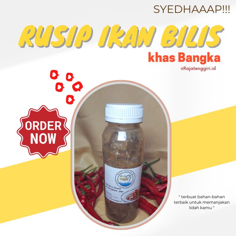 Rusip Ikan Bilis Khas Bangka Fermentasi Ikan Bilis - Produk Makanan ...