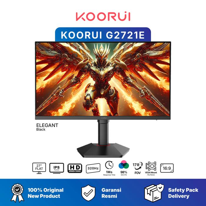 Promo Official Koorui Indonesia - Monitor Koorui G2721E - PC Monitor ...