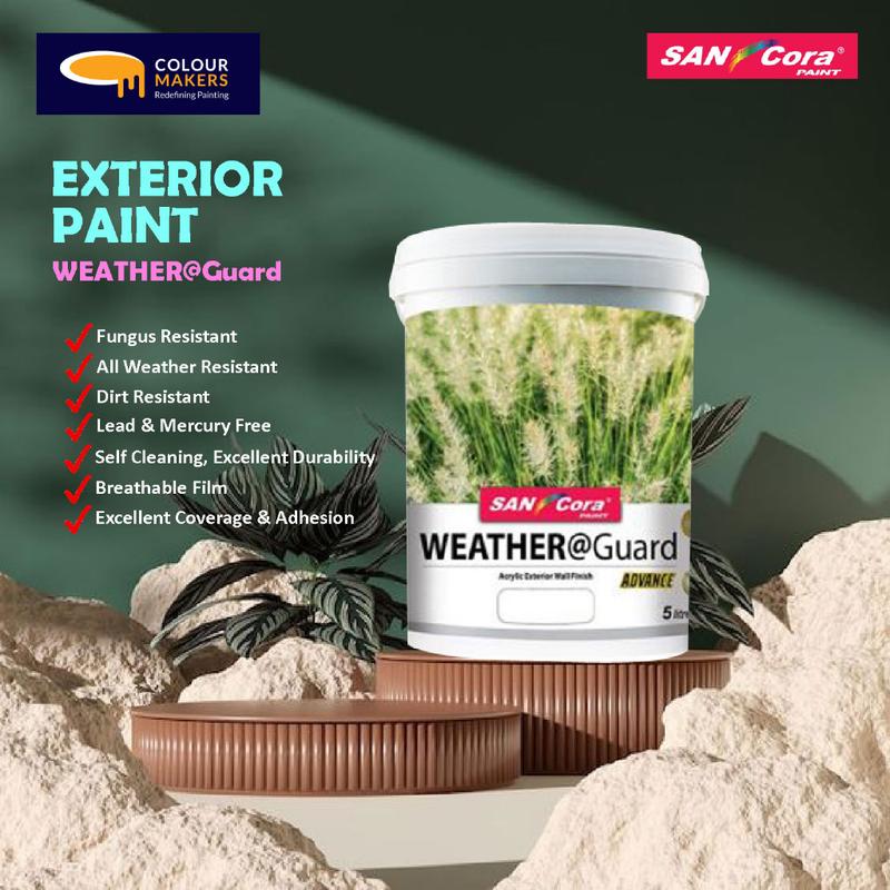 Sancora Weather@Guard 15L (Part 6/7) Cat Dinding Luar Rumah Exterior ...